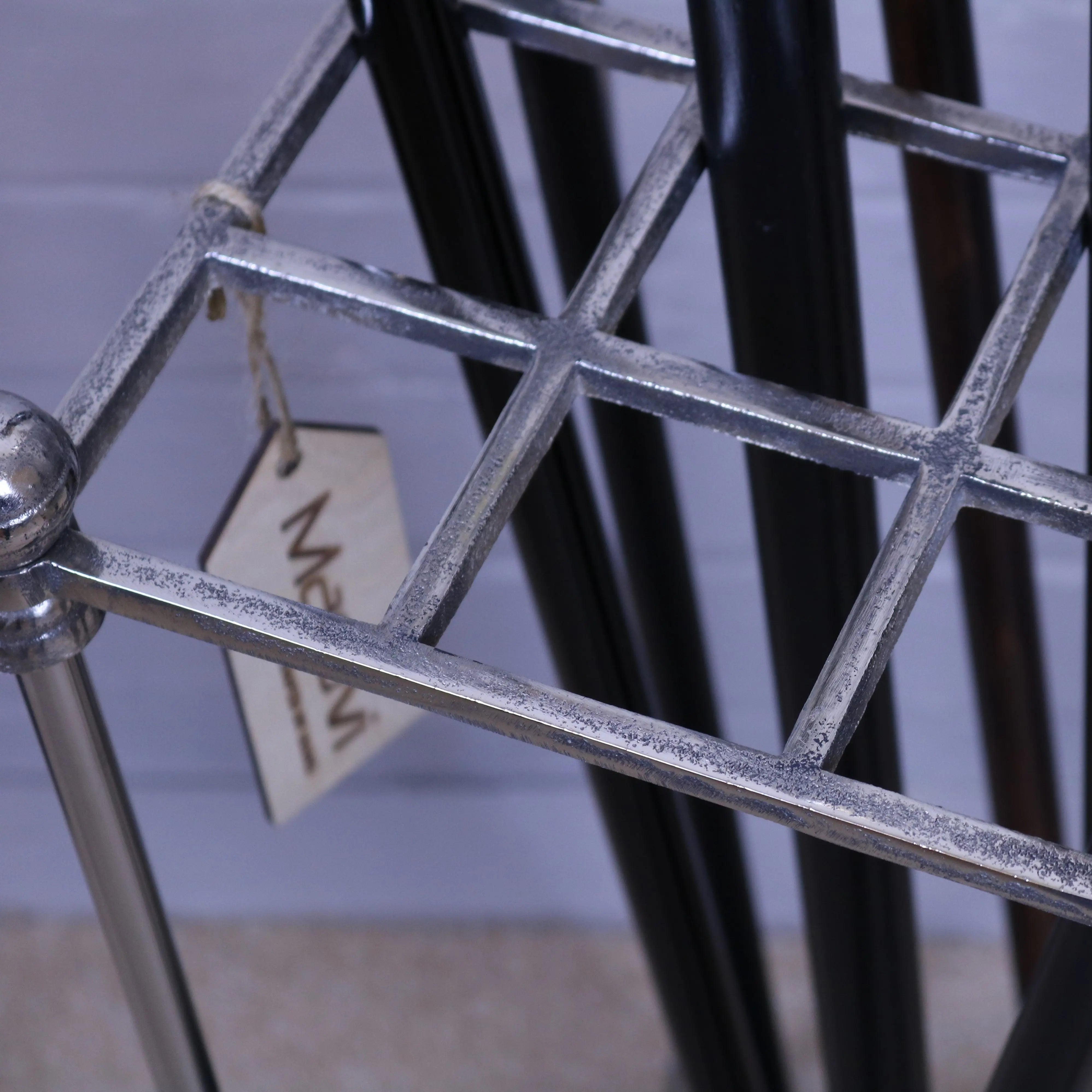 Bitlan Walking Stick Stand Vintage Metal Finish - Maravi